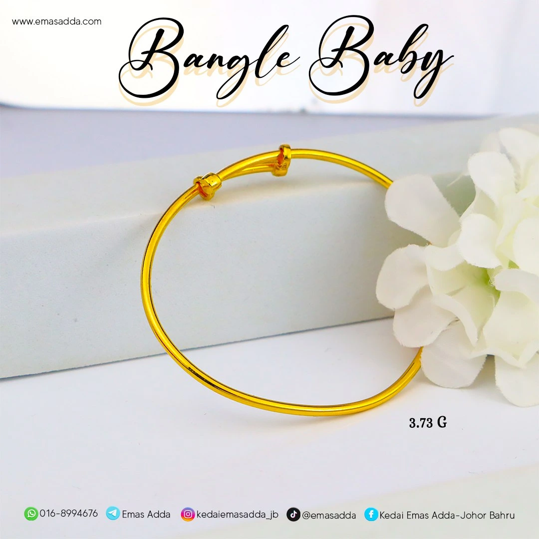 Bangle Fesyen Bayi - Kedai Emas Adda | Emas Johor Bahru